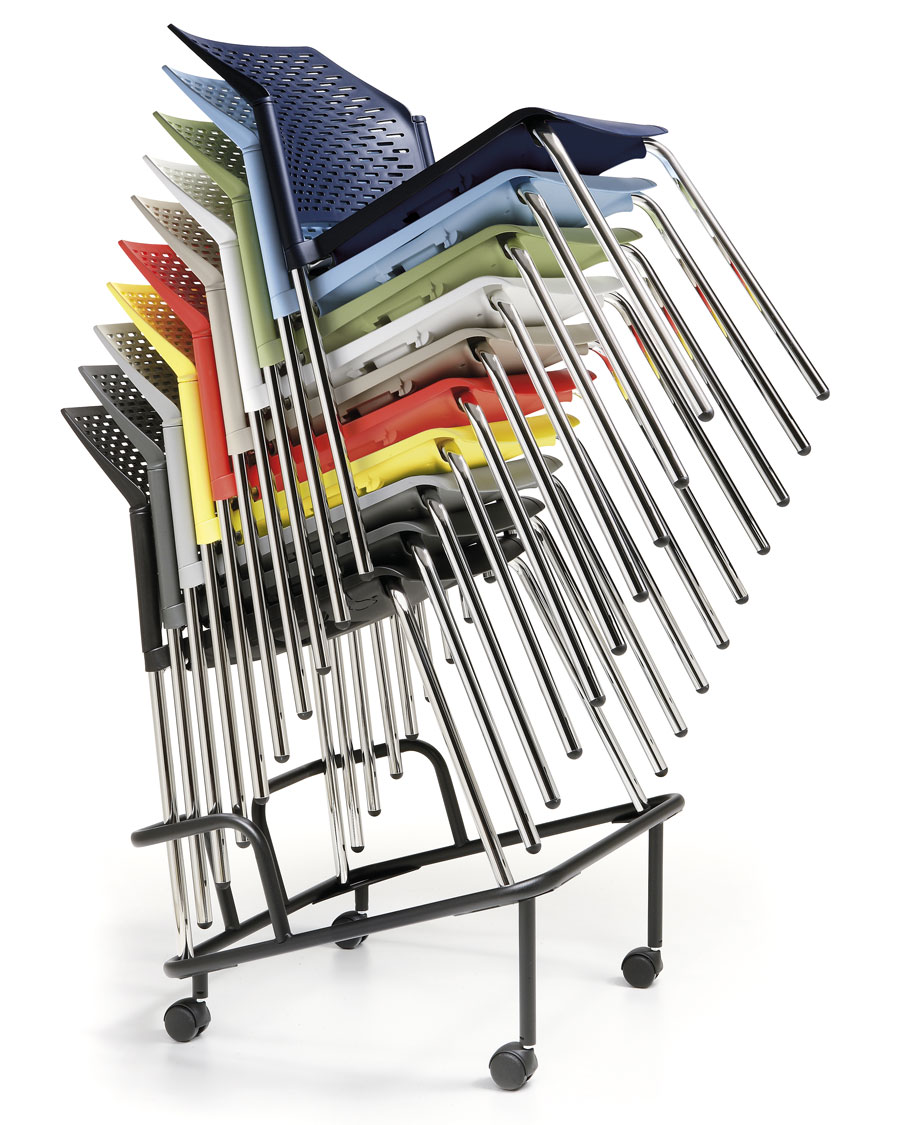 Rewind Four Leg Stacking Chair